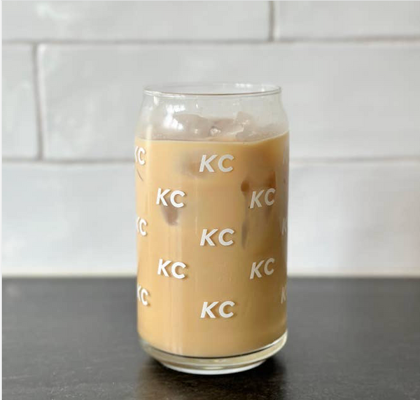KC White Beer Glass - Carly Rae Studio